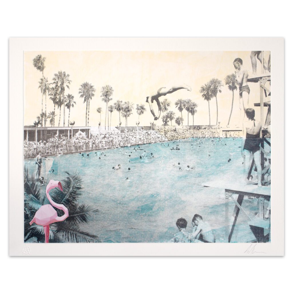 Down The Lido - Anil Mistry Art